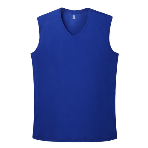 Y2y2 Mens Modal Big And Tall V Neck Muscle Shirt Royal Blue Big 5xl 62